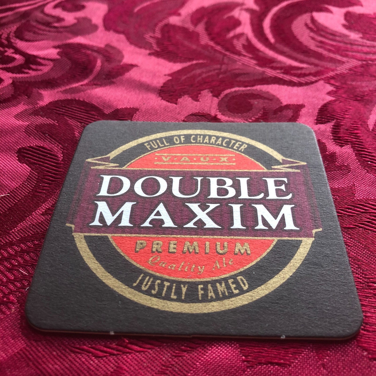 BREWERIANA - VAUX BREWERIES LTD DOUBLE MAXIM PREMIUM QUALITY ALE BEER ...