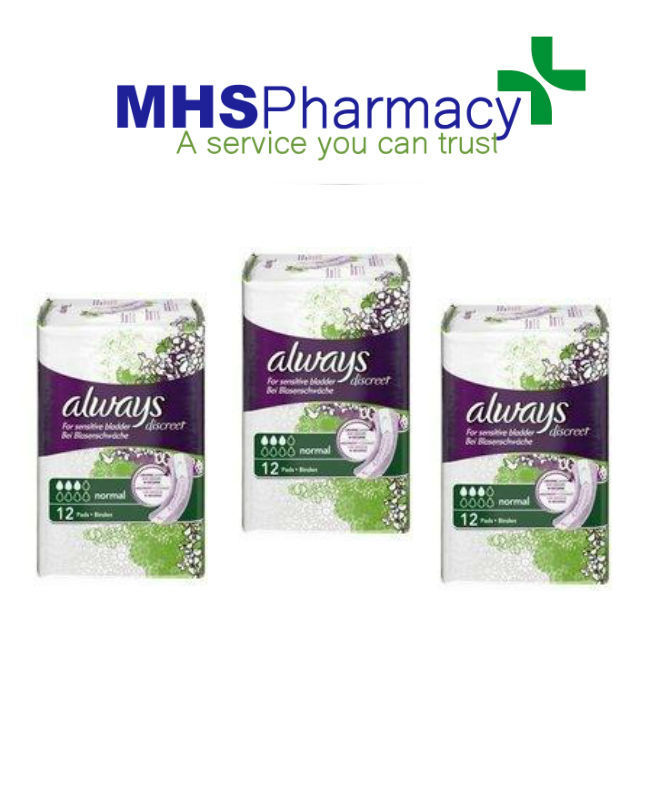 Always Discreet Normal Pads 12 x 3 Packs 8001090065964 | eBay UK