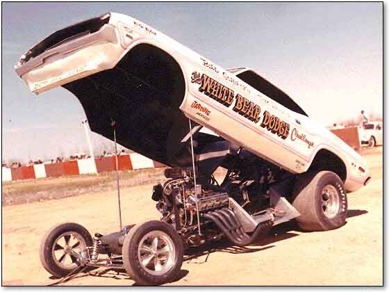 Monogram Cop Out Duster Funny Car w/ Challenger Body & “White Bear ...