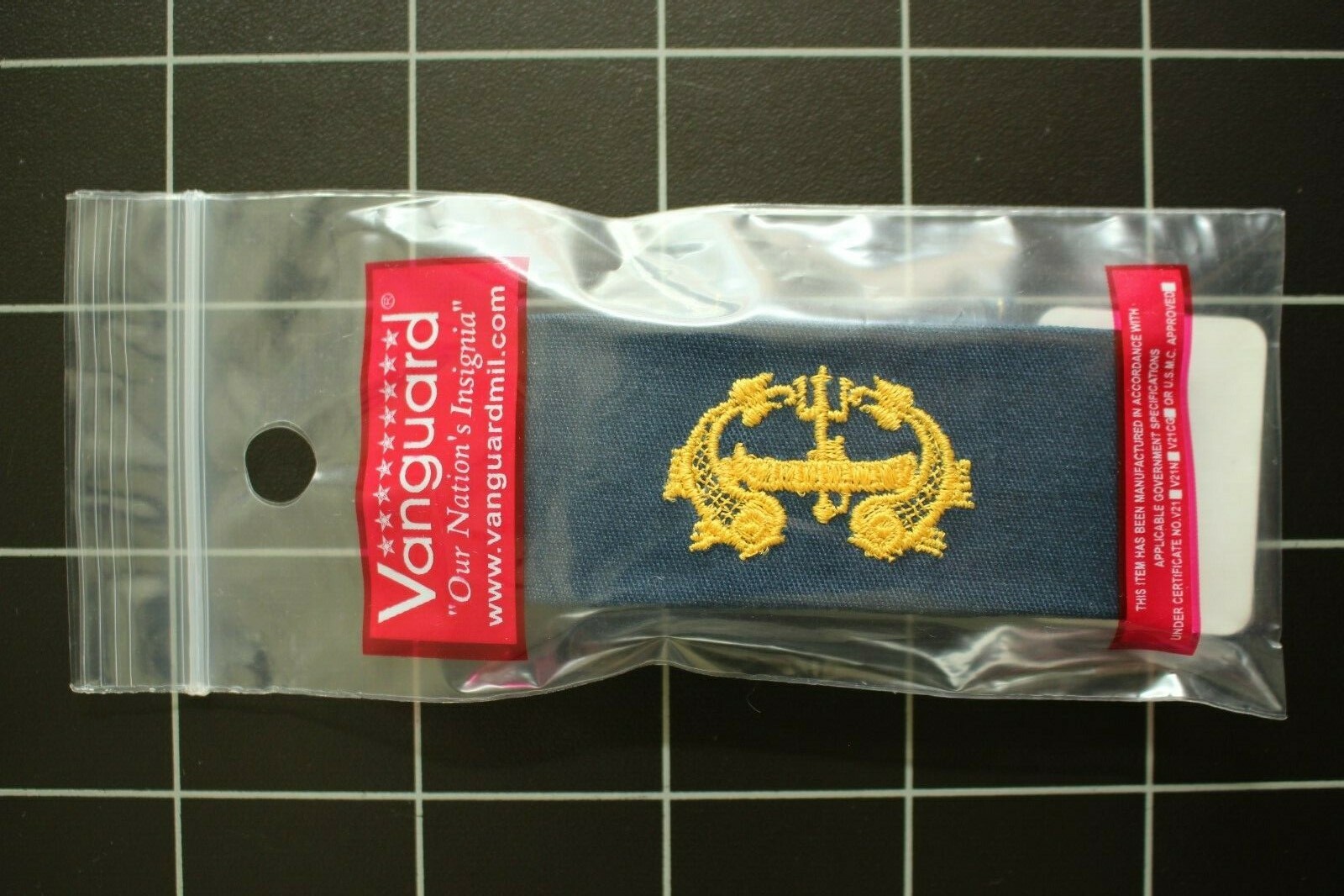 USN US NAVY BLUE COVERALL UNIFORM DEEP SUBMERGENCE SPECIALTY BADGE ...