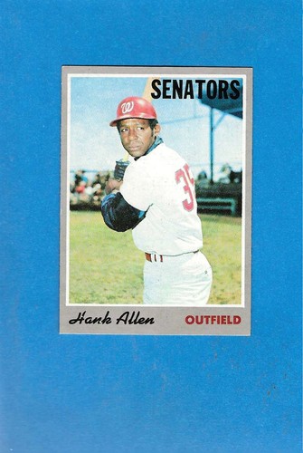 1970 Topps #14 Hank Allen Senators Near Mint | eBay