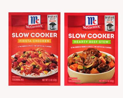McCormick Slow Cooker Instant Pot Seasoning Mix Assorted Flavors - 1.5 ...