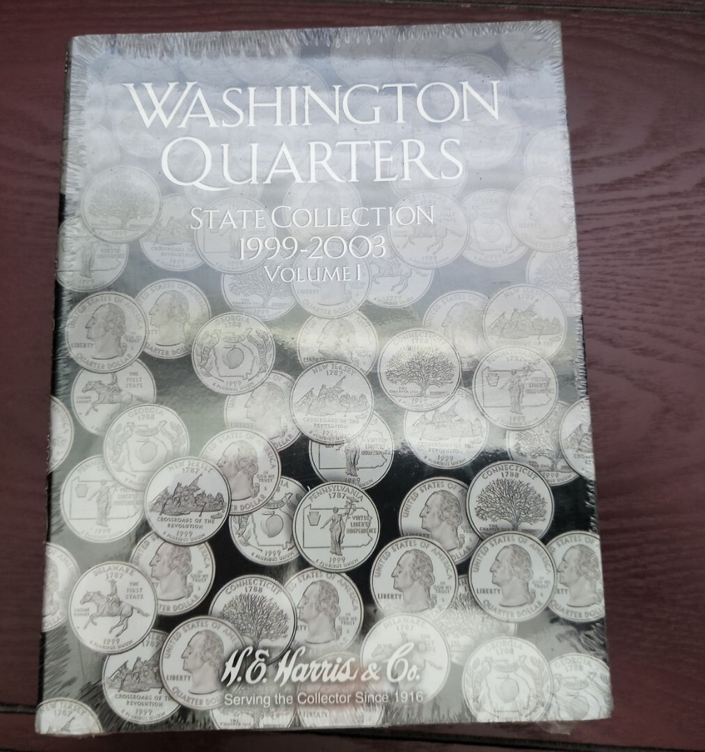 Harris Washington State Quarters Vol #1 1999-2003 Coin Folder / 6 books ...