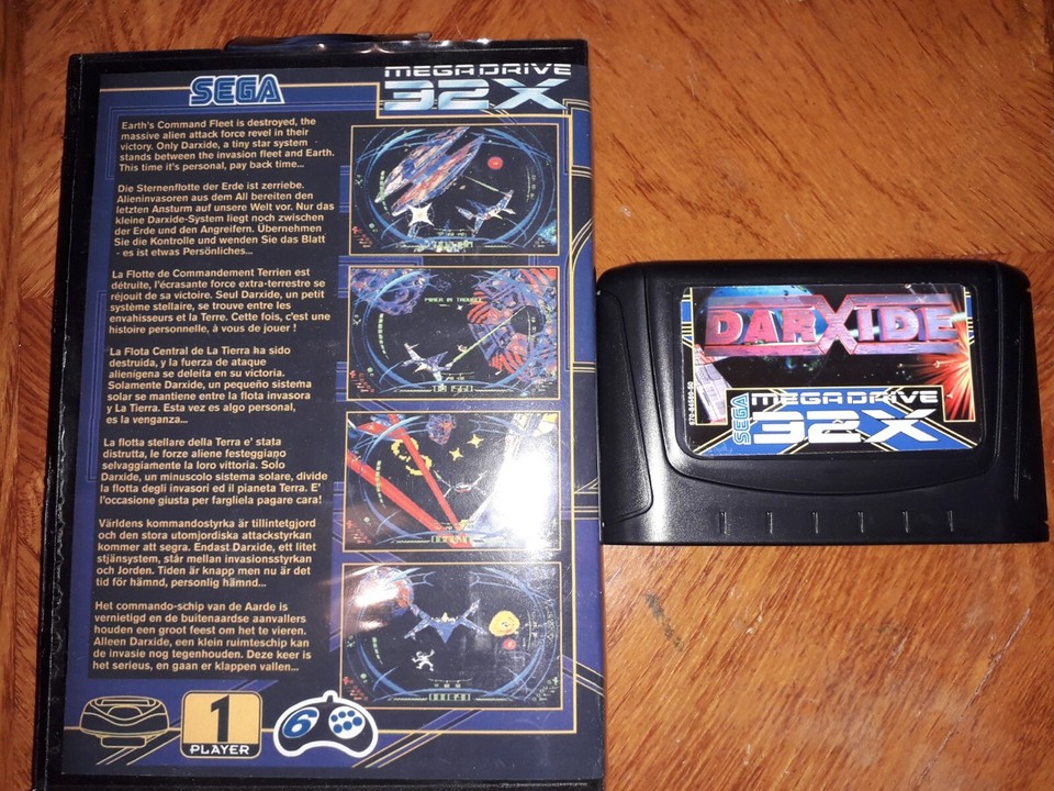 DARXIDE FOR THE SEGA 32X - PAL - BOXED WITH INLAY - TOP SHOOTER FOR 32X ...