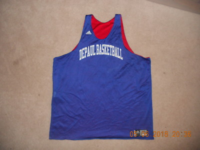 DePaul University Blue Demons Basketball Jersey Reversible Team Issue ...
