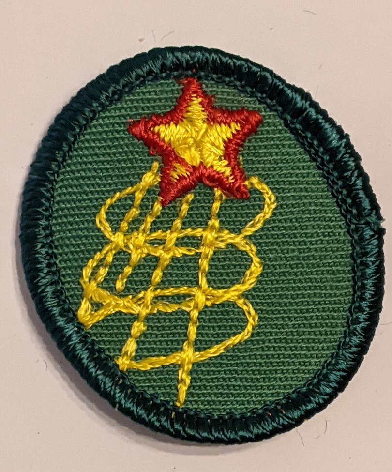 Vintage Girl Scouts Junior Patch~Troop Crest~Shooting Star~NEW Unused ...