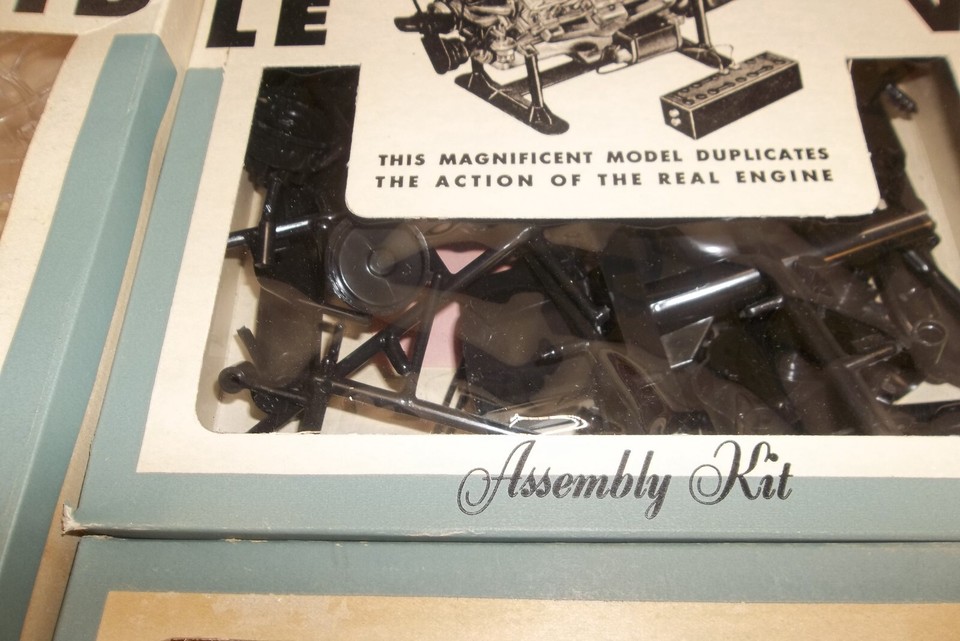 Vintage 1960s Renwal Model The Visible V8 Engine Model Assembly Kit ...