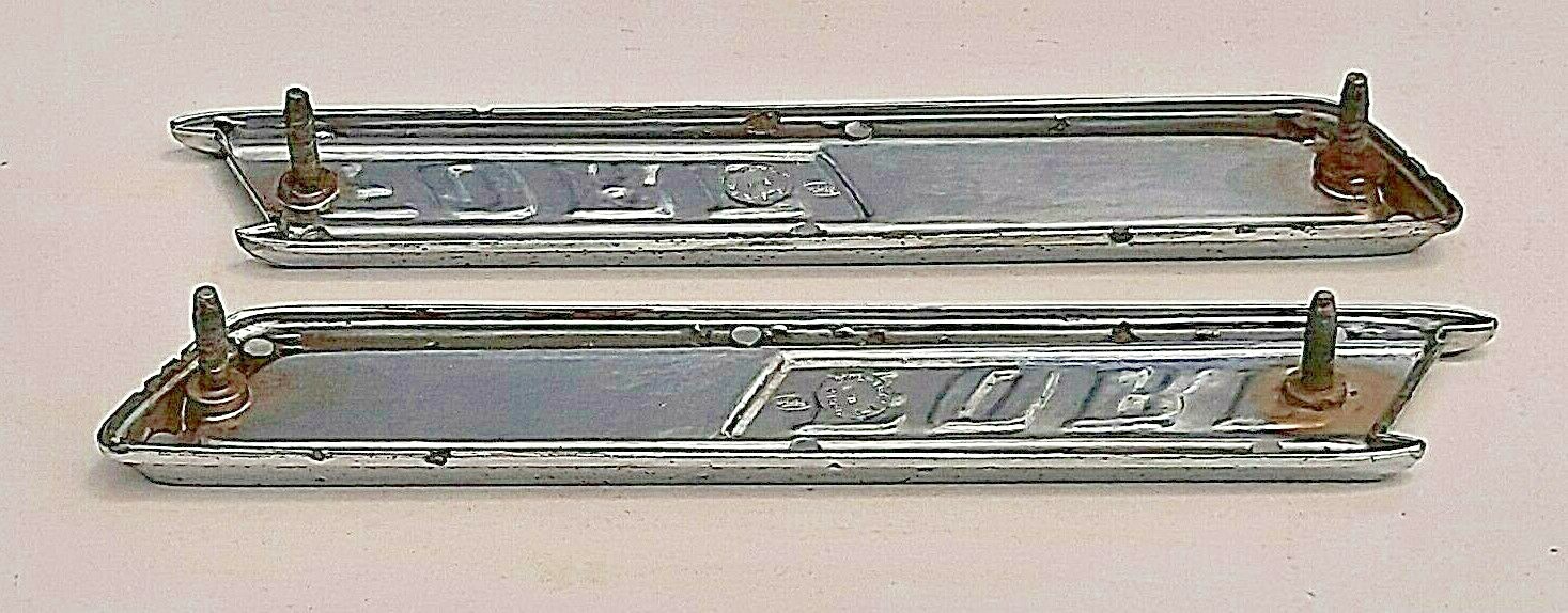Chrome Ford 350 Pickup Truck Emblems Both Sides Set C7TB-16720-C & C7TB ...