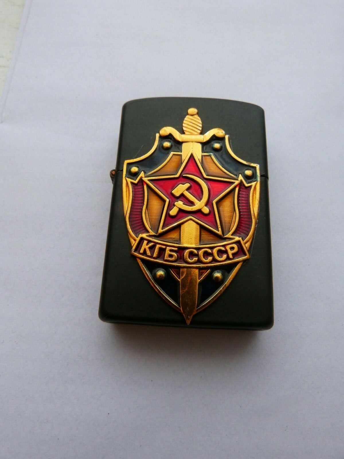 RUSSIAN CIGARETTE PETROL LIGHTER SOVIET KGB CCCP RED STAR | eBay