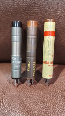 Lot of 3 VICTOREEN / LIONEL / ANTON Geiger Muller GM Tubes CDV-700 / CD ...