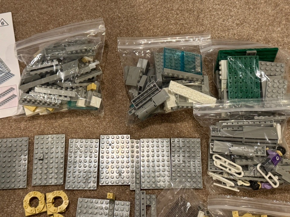 Vtg Set Compatible Building Blocks of Kansas State Univ FB Stadium w ...