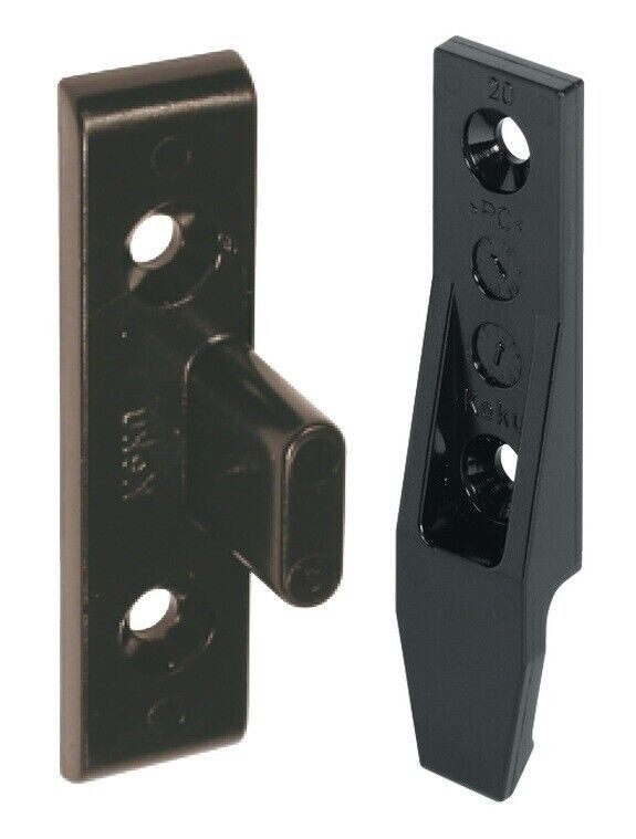 x4 Hafele Keku EH Drop On Hook On Fitting Panel Clips Plinth Fastener ...