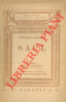 Letteratura italiana - ALFIERI - Saul. (2-63576) | eBay.de