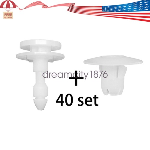 40PCS Door Trim Panel Retainer Clips For Chrysler Dodge Jeep Plymouth ...