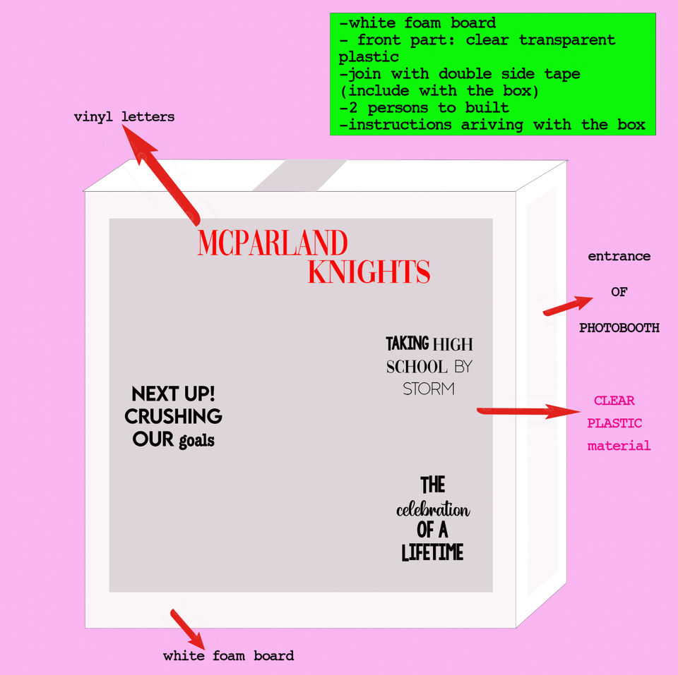 6.3ft by 5.4ft Magazine photo booth, magazine life size, custom ...