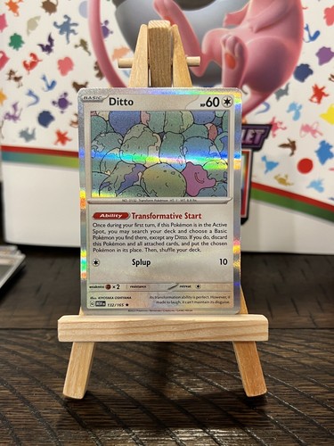 Holo Ditto 132/165 Rare Scarlet and Violet 151 Pokemon TCG | eBay