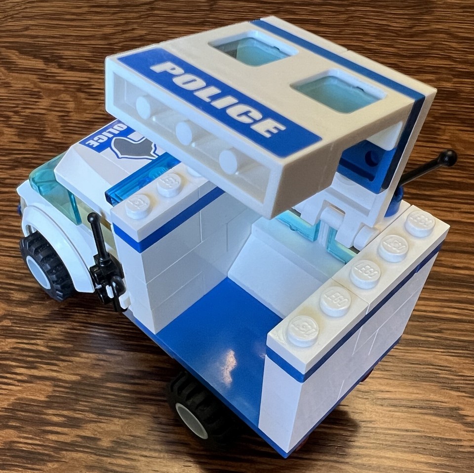 LEGO City 7285 POLICE DOG UNIT - 100% Complete with Minifigure and ...