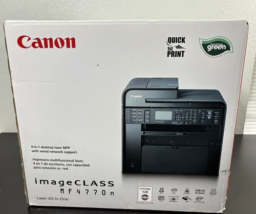 New OPEN BOX Canon ImageClass MF4770n Laser All in One (Printer/Fax ...