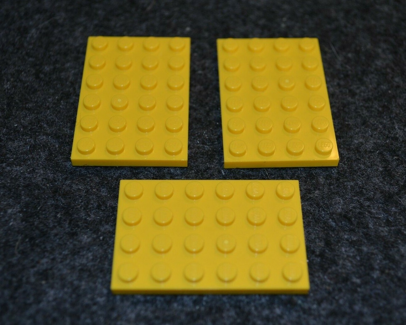 (3) 4x6 YELLOW Standard Plate Bricks ~ Lego ~ NEW ~ Castle | eBay