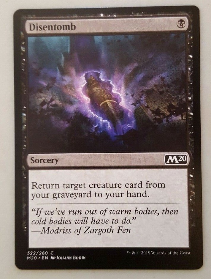 1x Disentomb M20 Core Set 2020 MTG Magic The Gathering NM | eBay