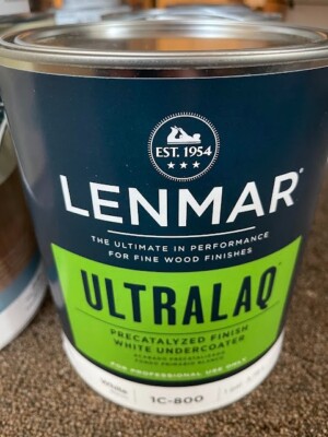 GALLON LENMAR ULTRALAQ PRECATALYZED FINISH WHITE UNDERCOATER. OILBASED ...
