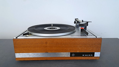 Telefunken W 215 Hifi - Plattenspieler Turntable revidiert, neue Nadel ...