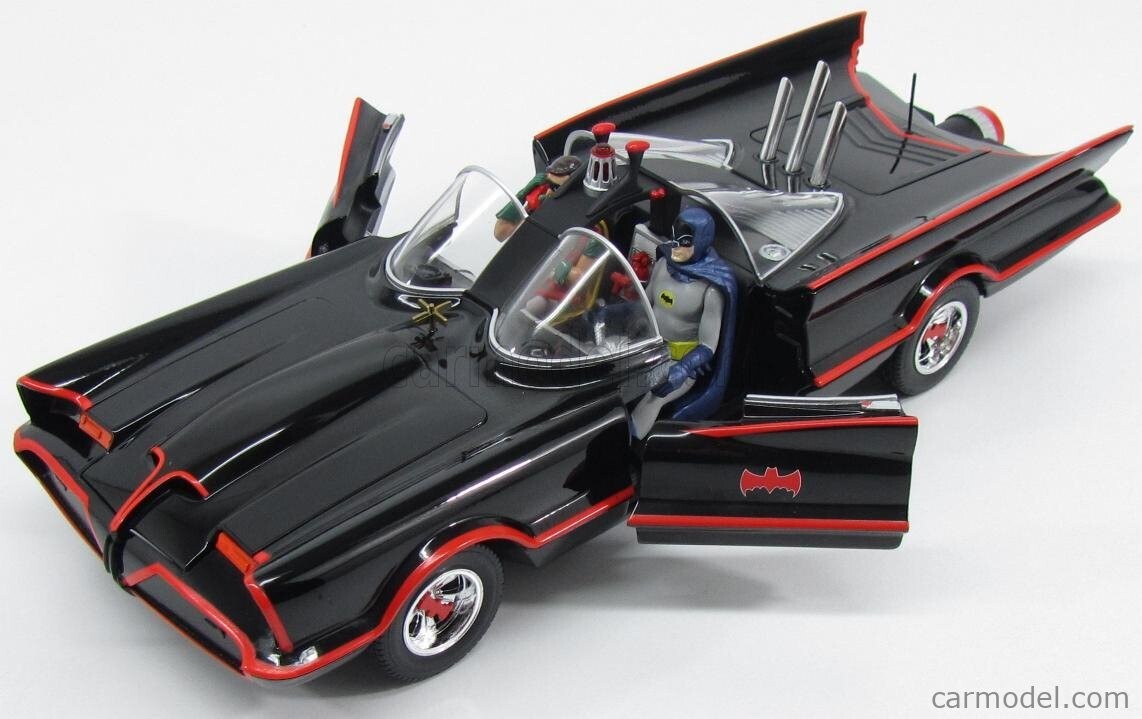 Autographed Batman & Robin ADAM WEST & BURT WARD 1966 Batmobile 1:18 ...
