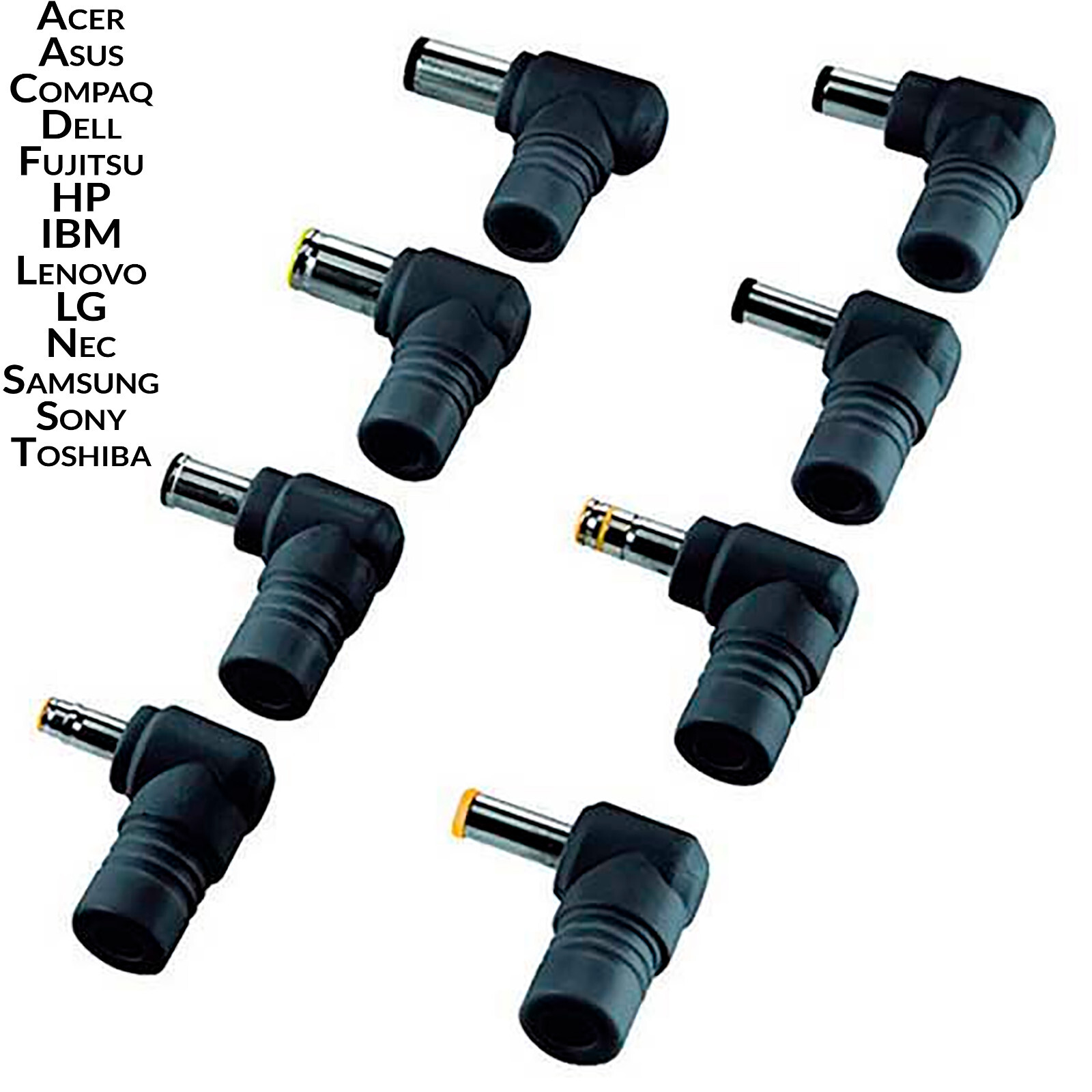 Charger Universal Laptop Notebook 90w Transformer 10 Adapters Computer ...