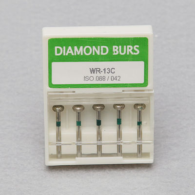 100 Dental High Fast Handpiece Diamond Burs WR-13C Wheel Round Edge Medium FG1.6 | eBay