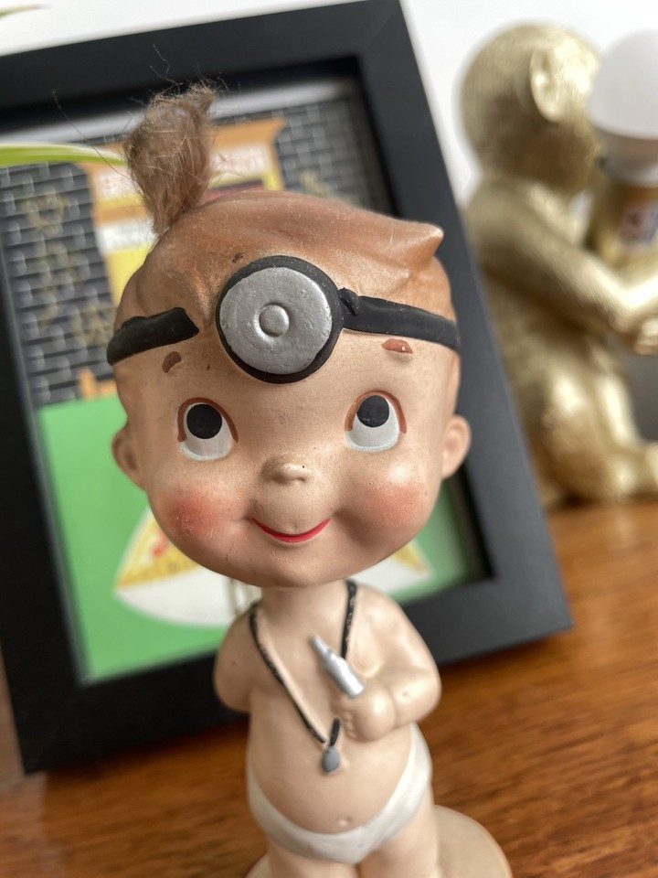 Vintage 1960s Japanese Baby Doctor Bobble Head Nodding Figure | eBay UK