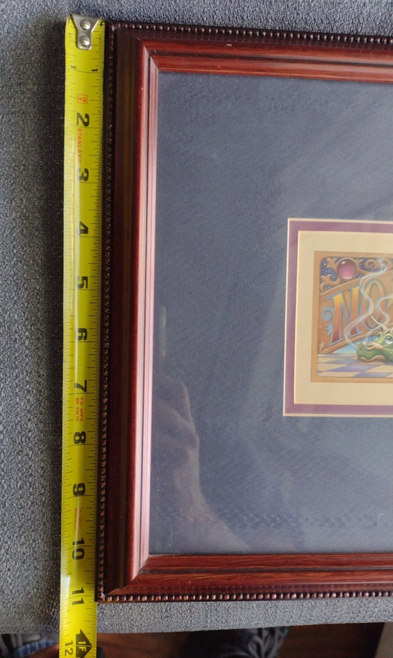 Vintage 1993 Randal Spangler Draglings No Smoking Signed & Framed Print ...