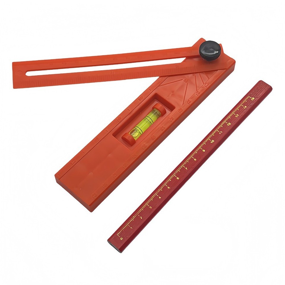 Foldable Marking Ruler Gauge with Multiangle Use for Woodworker ...