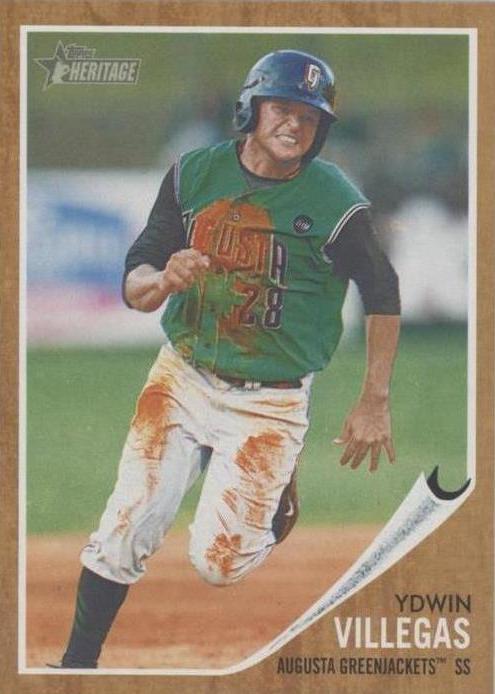 2011 Topps Heritage Minor League Edition - Ydwin Villegas #146 (RC) for ...