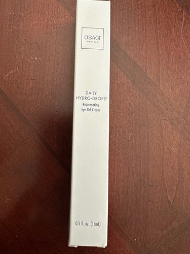 Brand New Obagi Medical Daily Hydro-Drops Rejuvenating Eye Gel Cream .5 ...
