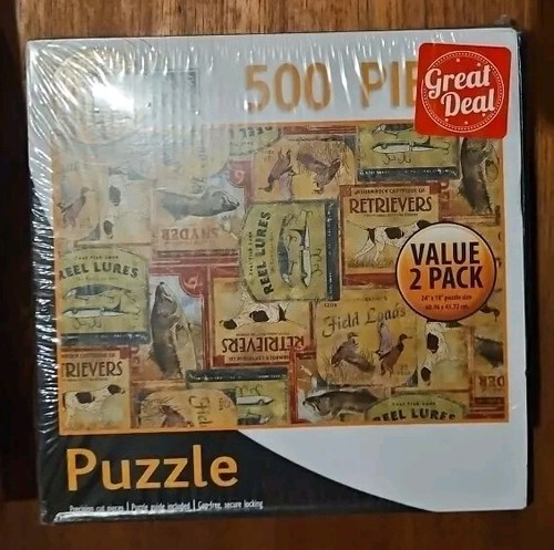 Fun 2 Puzzle Value Pack Wells St. By Lang 500 Piece Billiard Balls & Outdoorsman 9781469408453| eBay