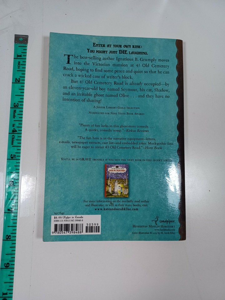43 old cemetery road dying to meet you by Kate Klise 2009 paperback ...