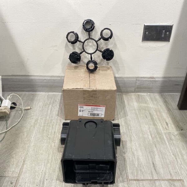 Legrand ModulinkTM 880MP Series Rectangular Plastic Floor Box - Black ...