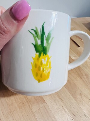 Elum Mug Pineapple big EUC | eBay