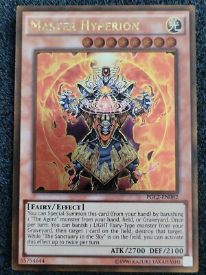 Yugioh: Master Hyperion - PGL2-EN082 - Gold Rare - Unl Edition - NM | eBay