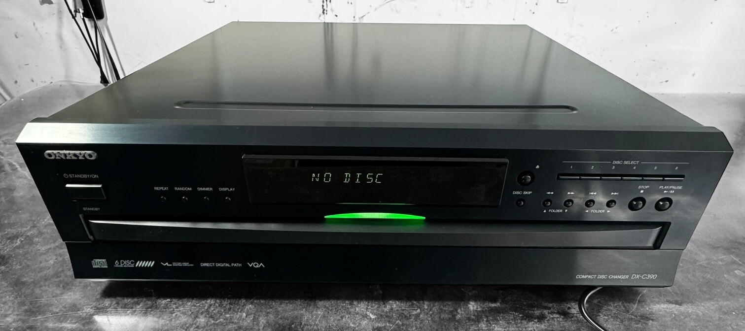 Onkyo DX-C390 6-Disc Carousel CD Changer Player with Remote Control ...