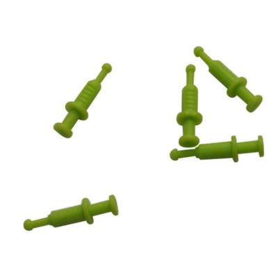 5 NEW LEGO Minifigure, Utensil Syringe Lime | eBay