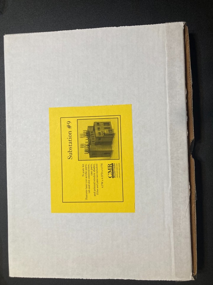 Milwaukee Road substation Custom Model Railroads craftsman kit n scale ...