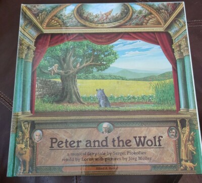 Vintage 1986 Peter & The Wolf Alfred A Knopf Book Only | eBay