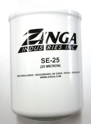 ZA SE-25-2PK - (2 Pack) Zinga Spin on Filter 25 Micron 1-1/2“ - 16 (2 P ...