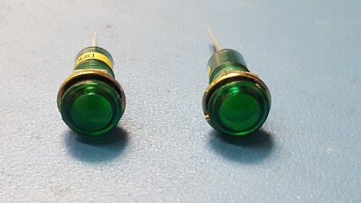 (2pcs) PANEL LIGHT, DIALIGHT , GREEN LED , 3V , SEDCO , M8 , JAPAN | eBay