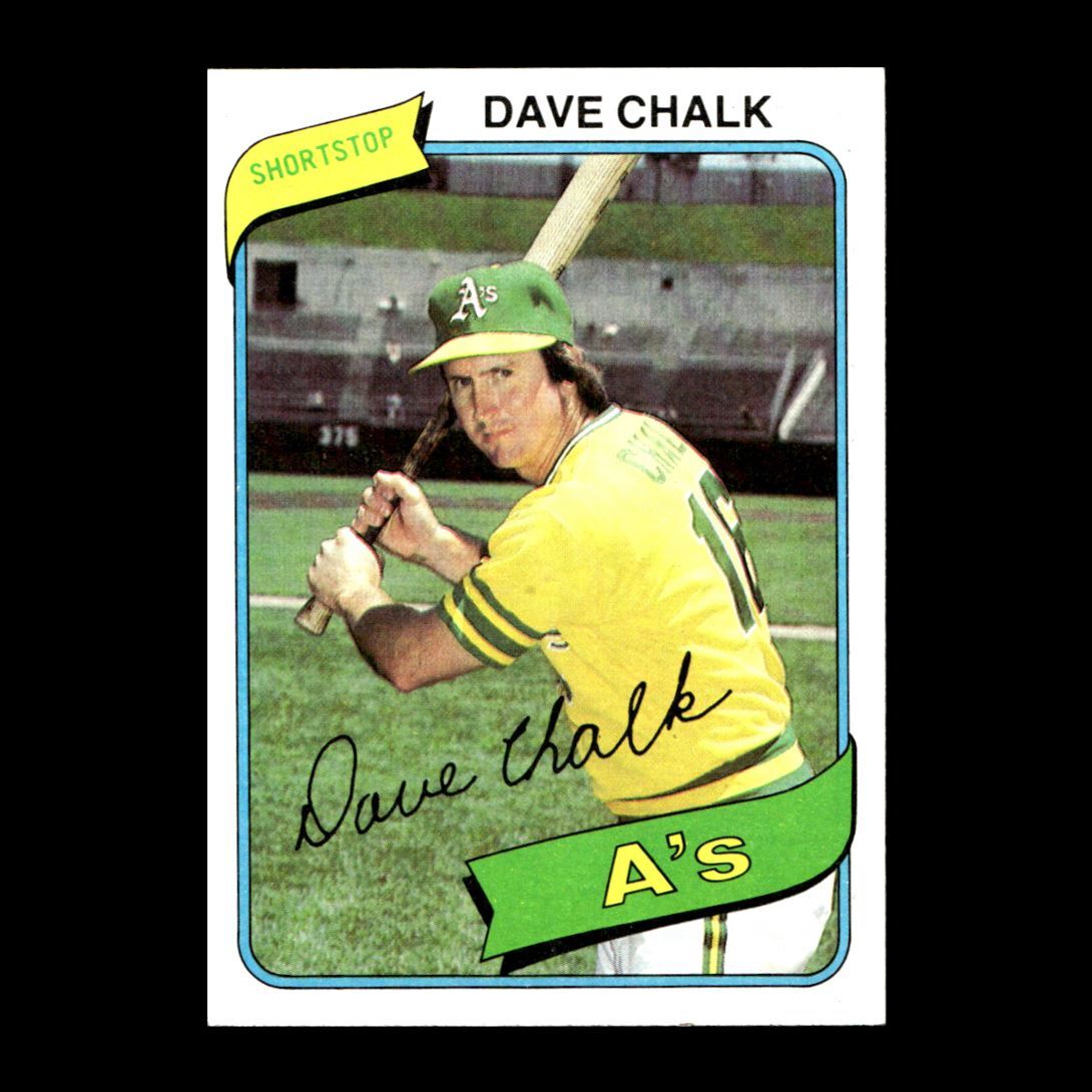 Dave Chalk 1980 Topps Oakland Athletics #261 Great Condition! 70 | eBay