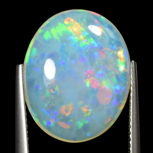 7.38 Cts Ethiopian Rainbow Opal Multi Color Play Untreated Natural ...