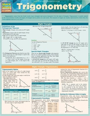 Trigonometry (Poster) 9781423233220| eBay