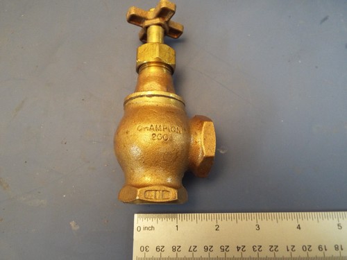 Champion 200-075 3/4 Inch Right Angle Gate Valve for sale online | eBay