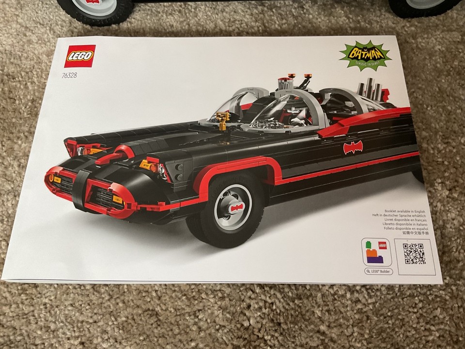 Lego Classic Tv Series Batmobile Set 76328 - 100% Complete - Box ...